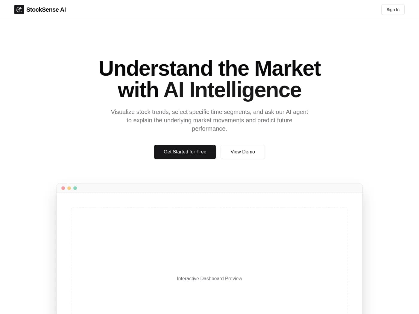 AI Stock Insights Dashboard