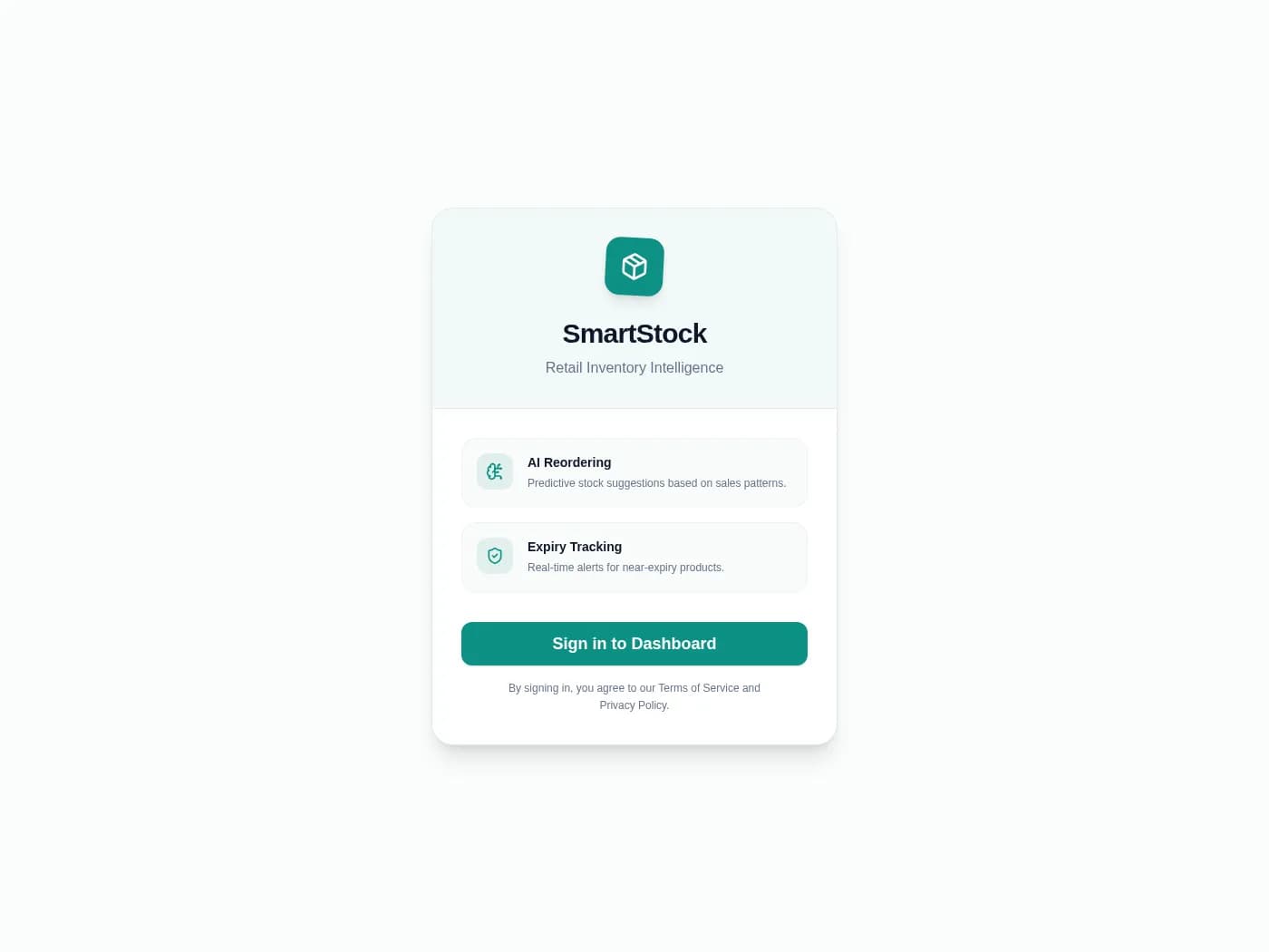 SmartStock Food Retail