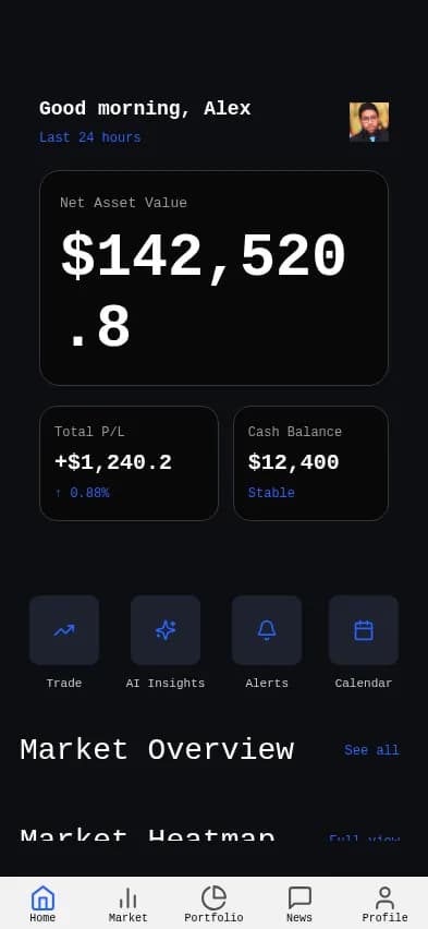 TradeView AI Stock Portal
