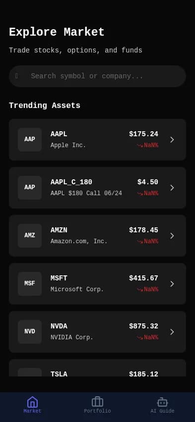 AI Stock Trading Simulator