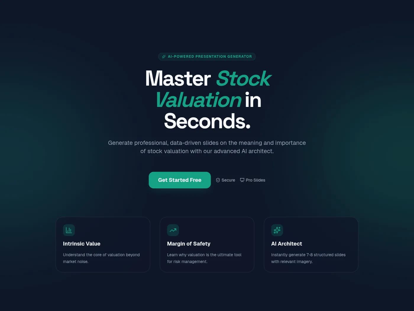 AI Stock Valuation Slides