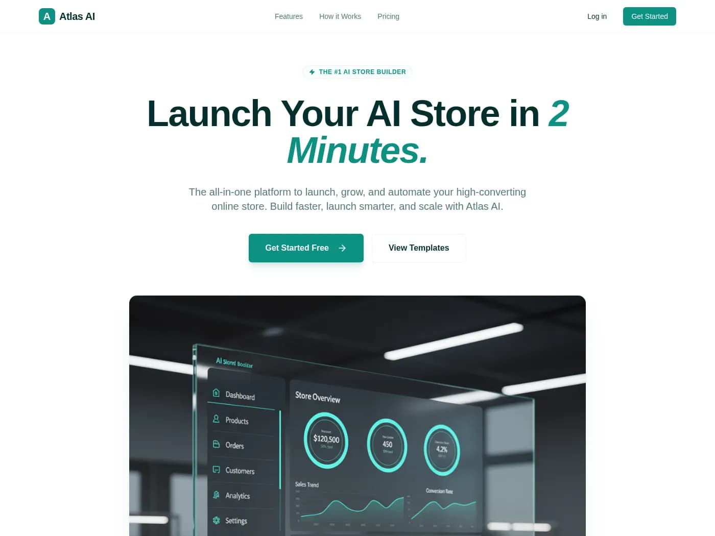 Atlas AI Store Clone
