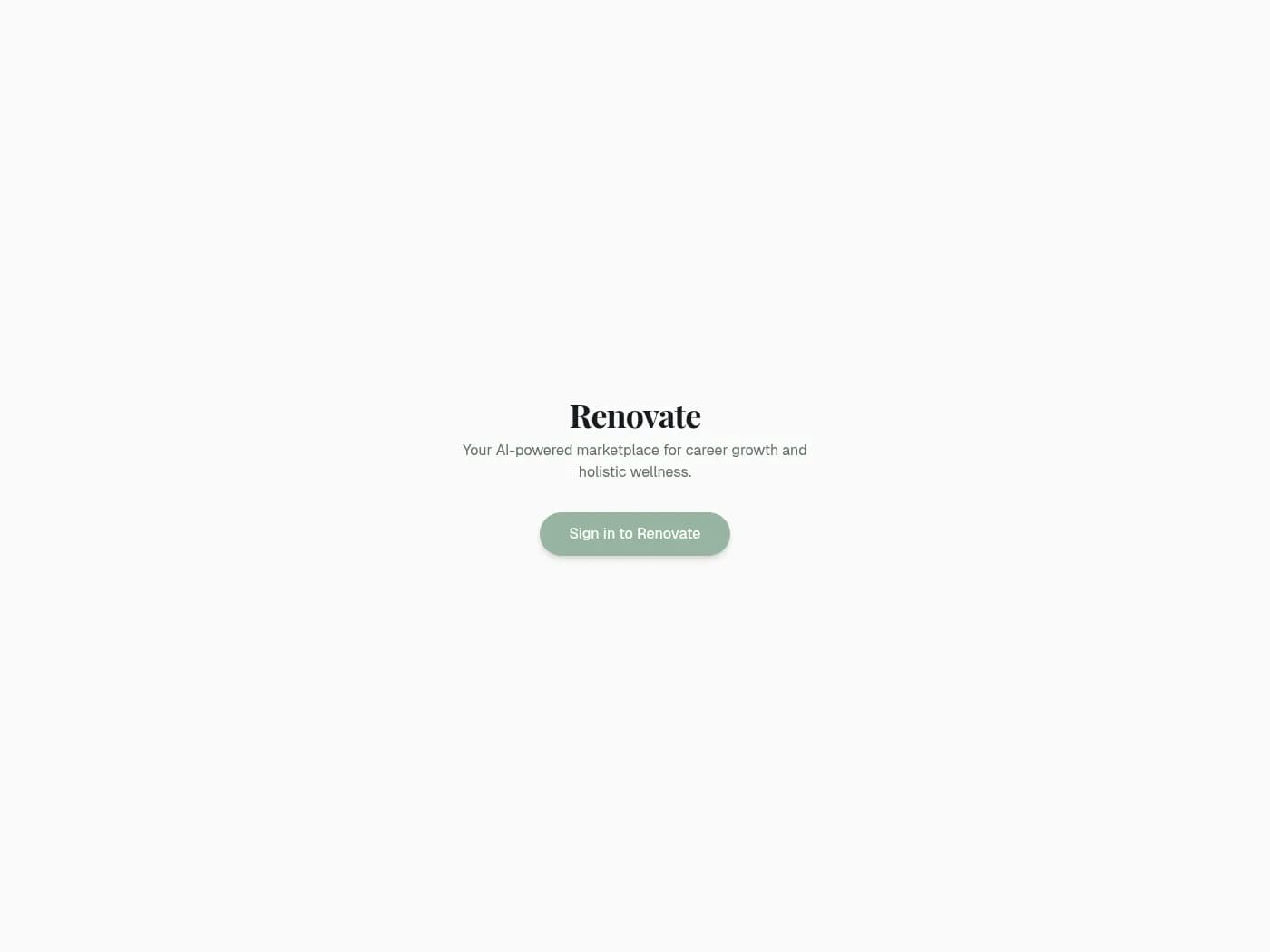 Renovate Online Store