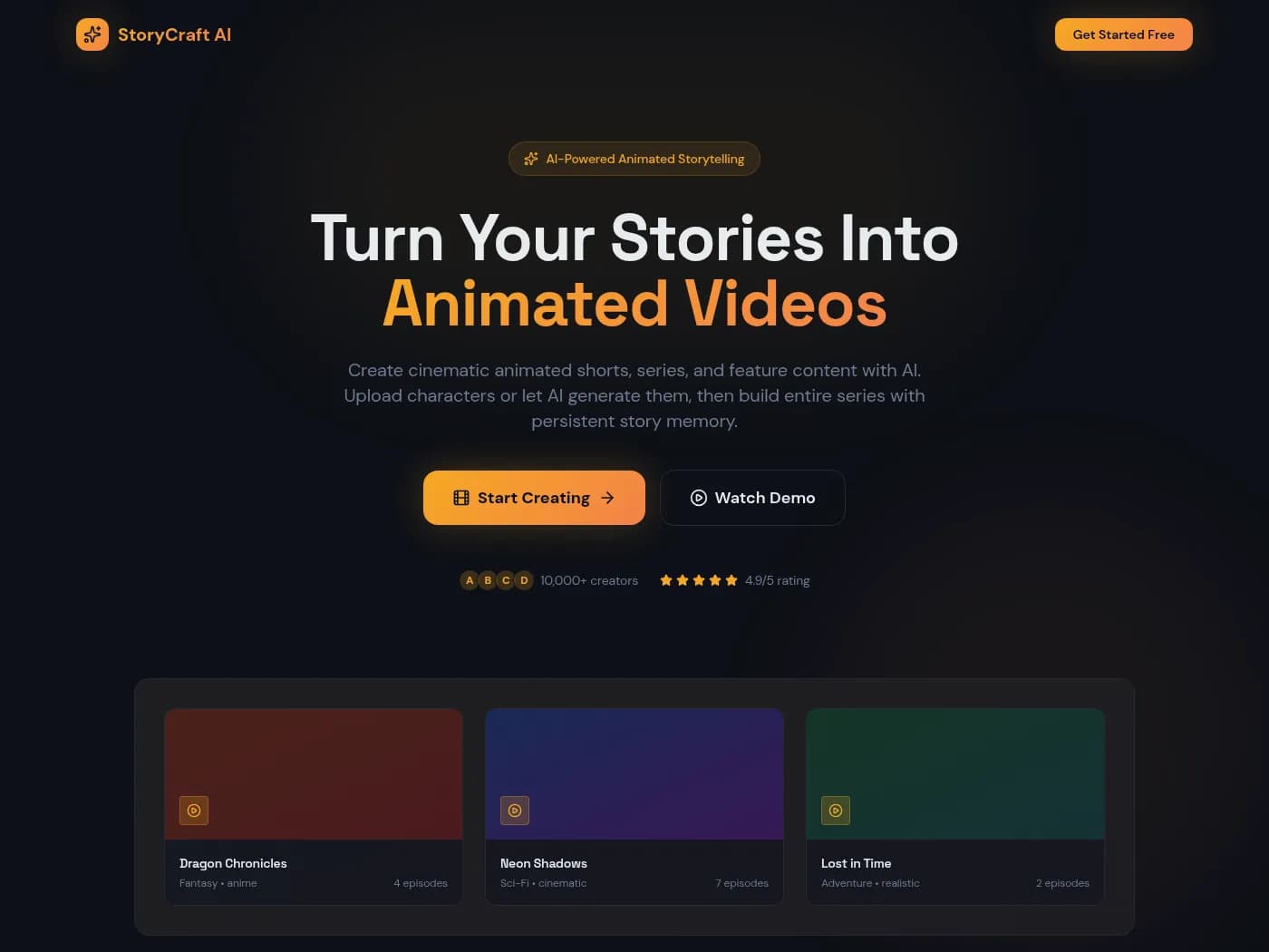 StoryCraft AI Studio