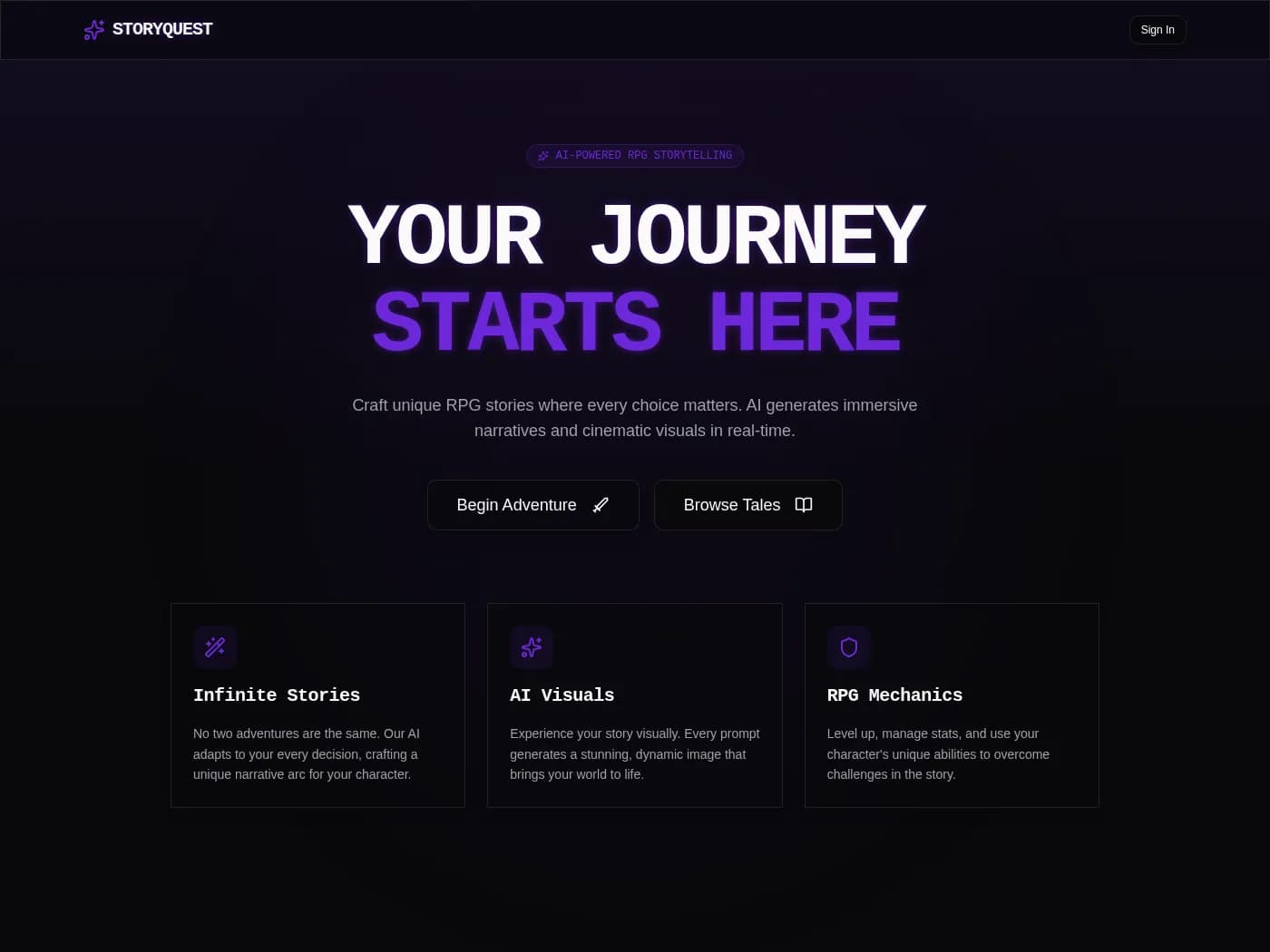 AI StoryQuest RPG