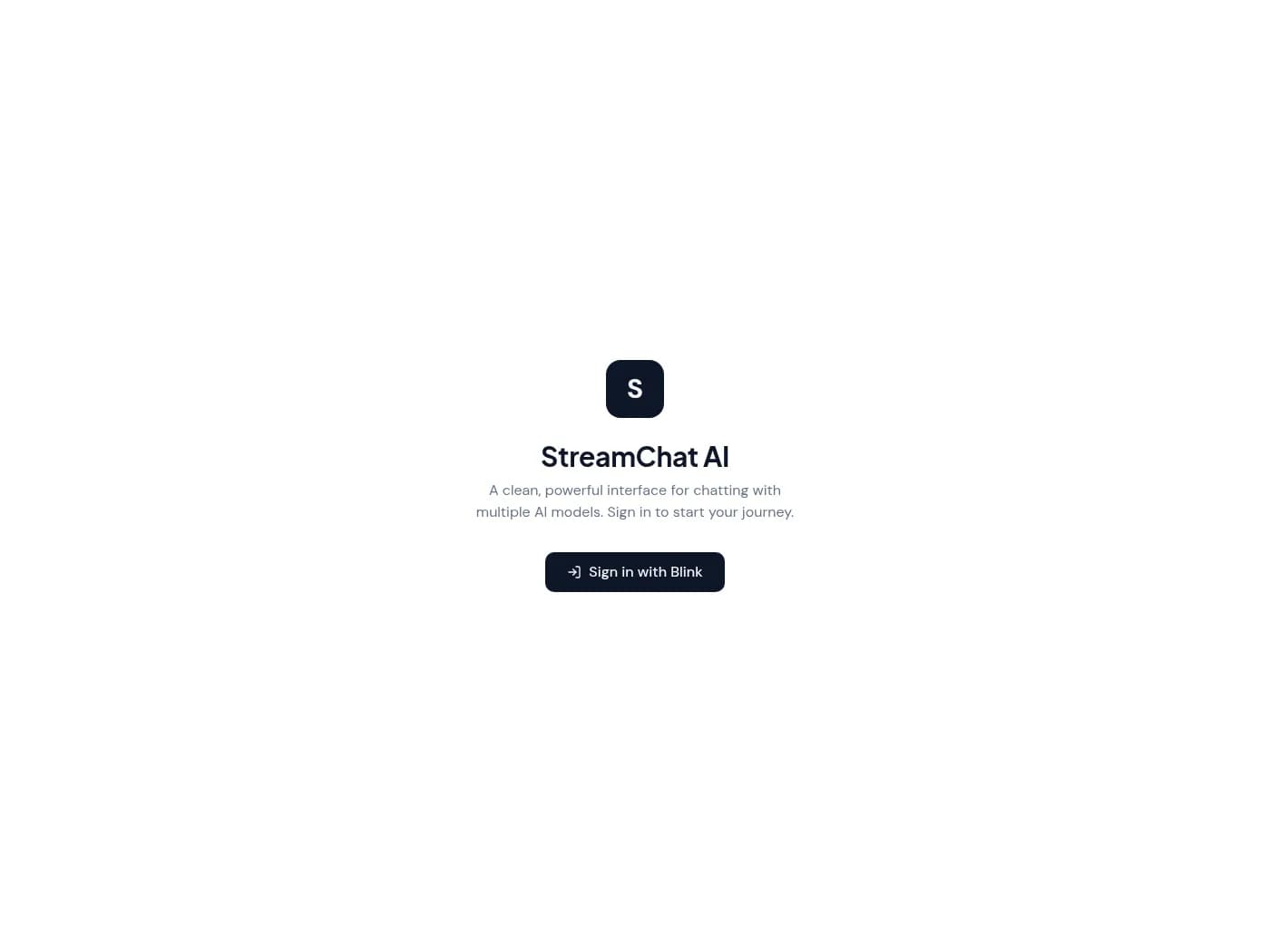 StreamChat AI Interface