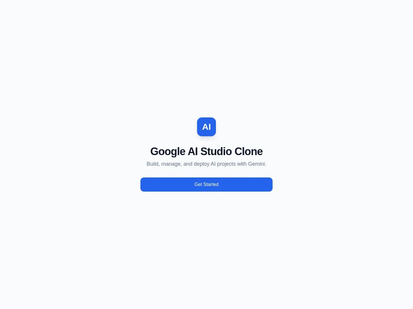 AI Studio Clone
