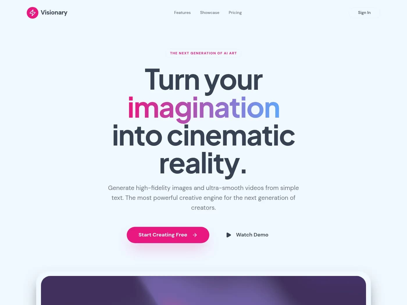 Visionary AI Studio