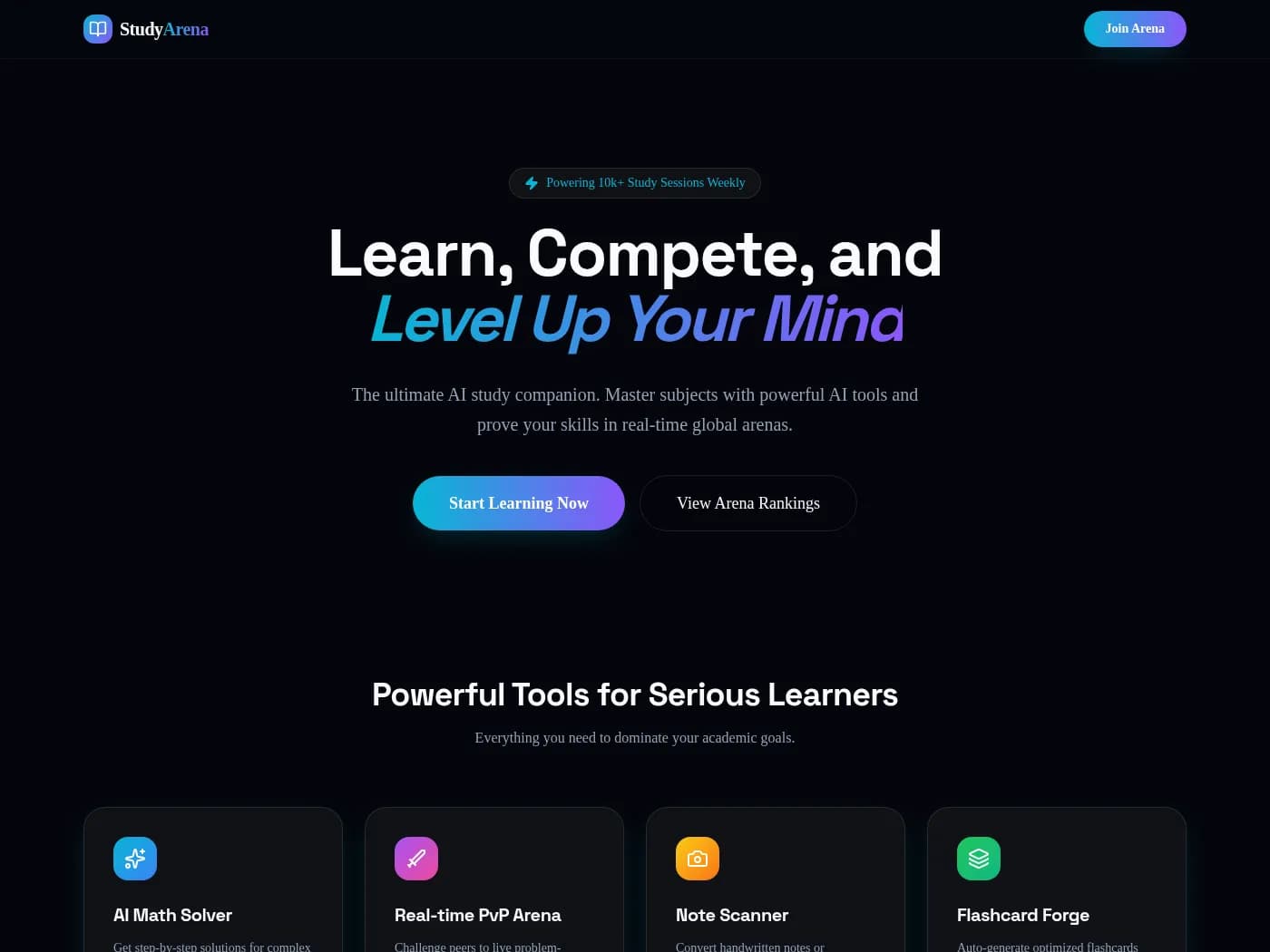 AI Study Arena