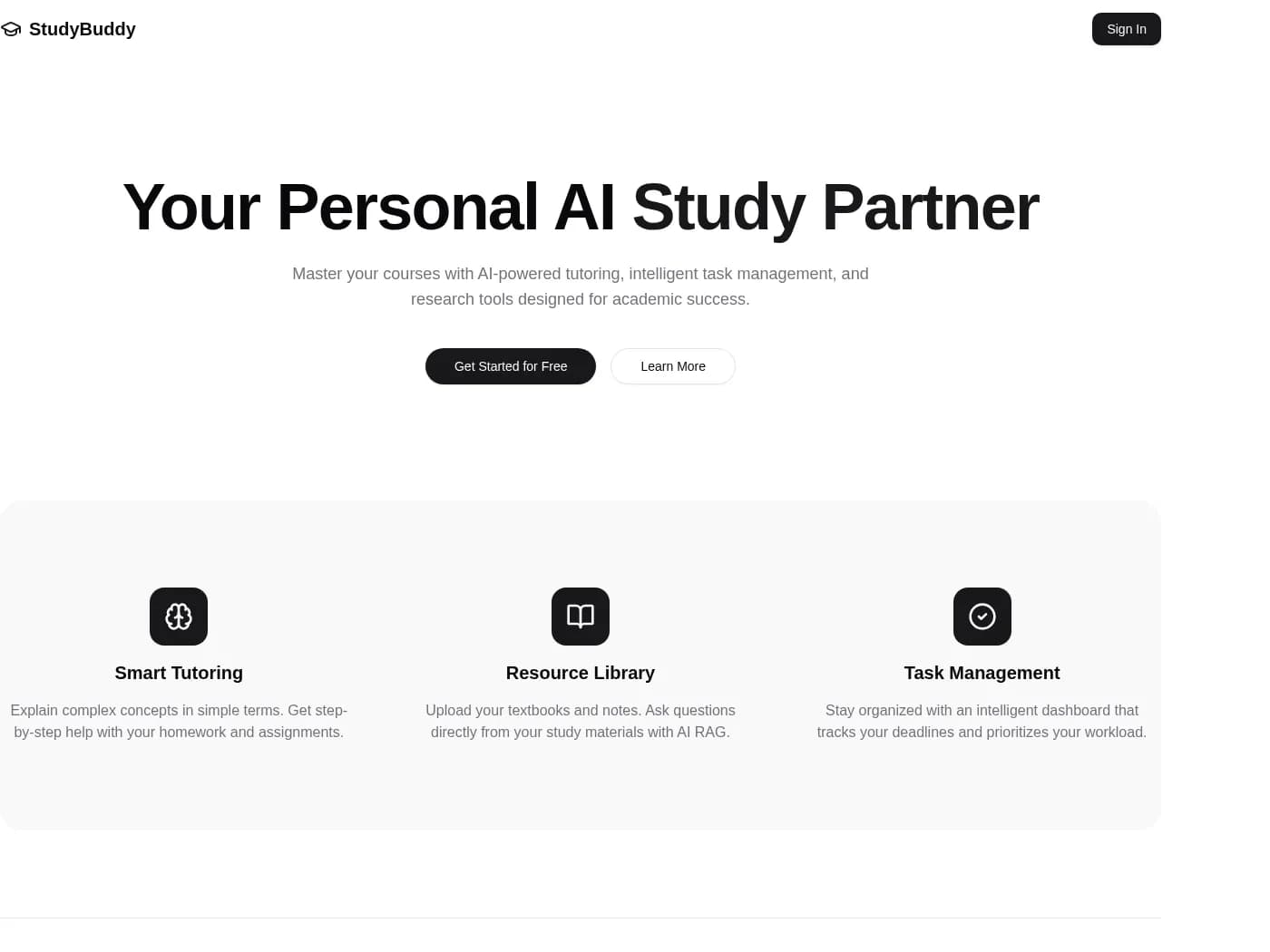 StudyBuddy AI Assistant
