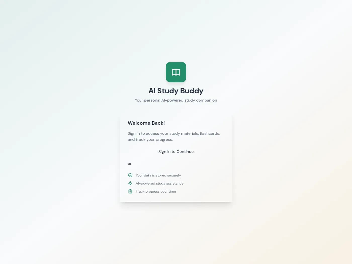 AI Study Buddy