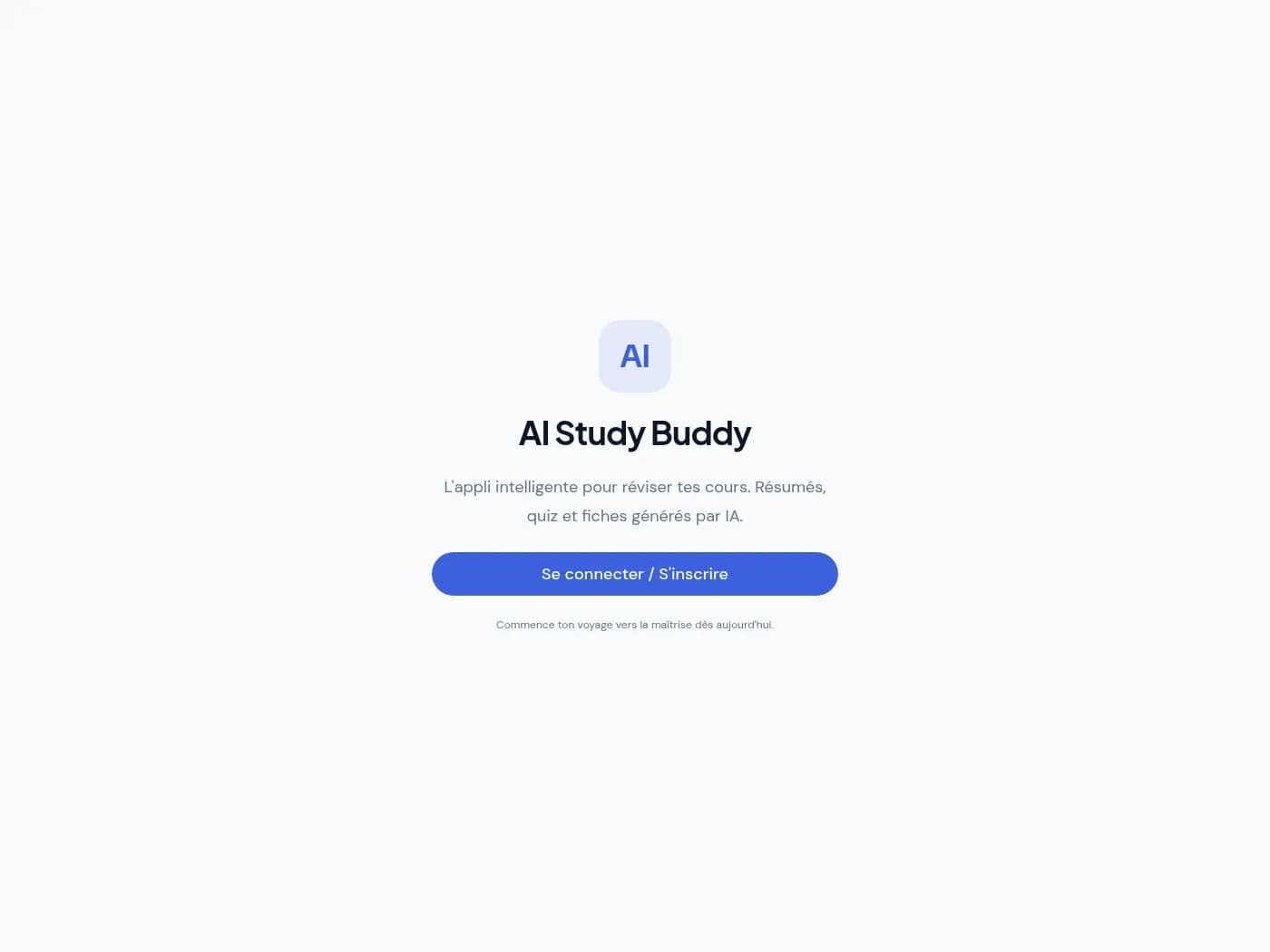 AI Study Buddy