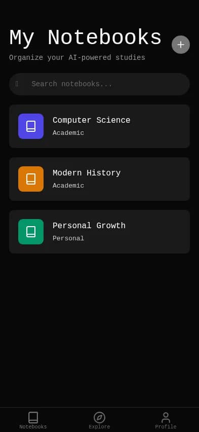 AI Study Notebooks