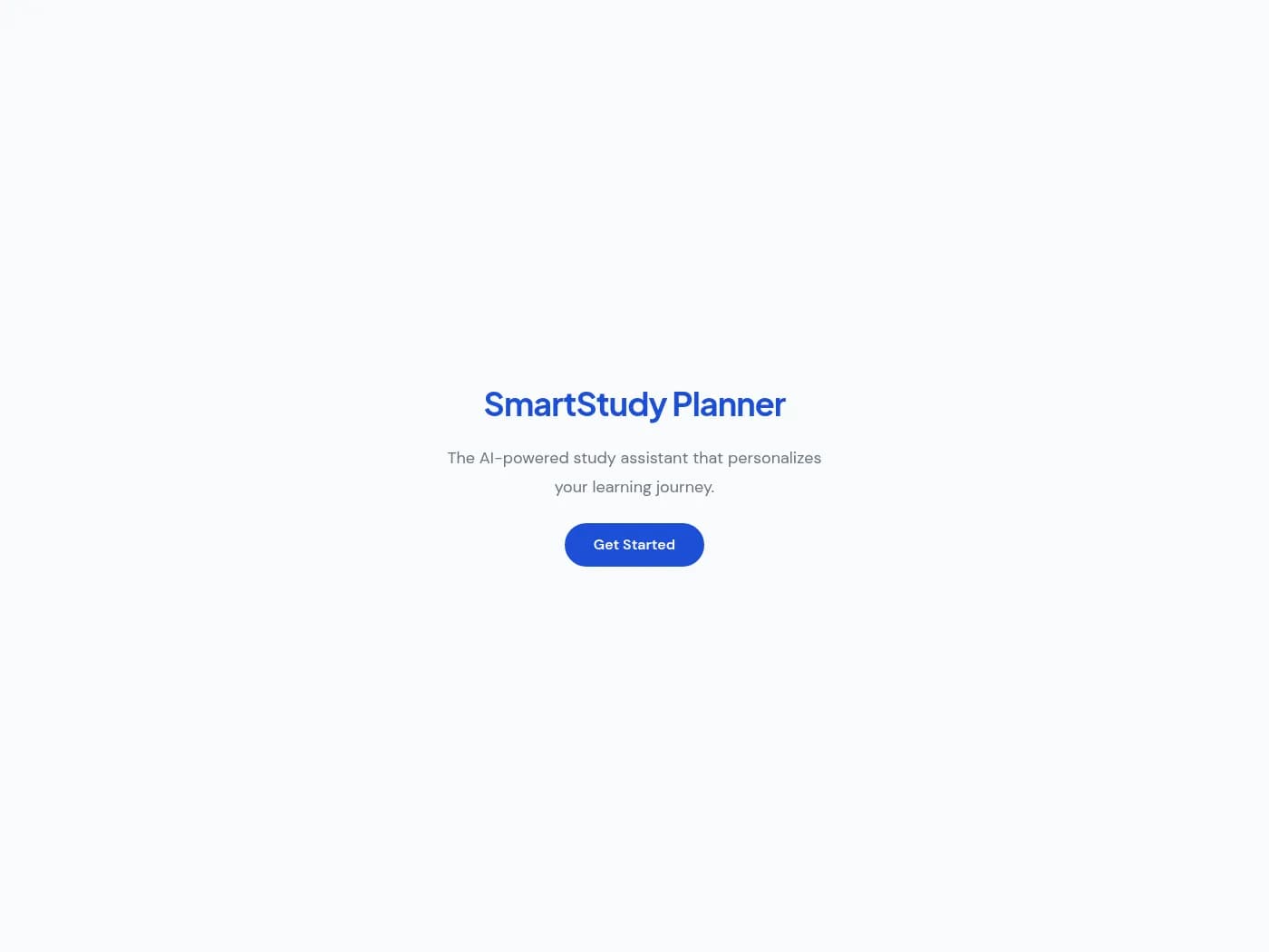 SmartStudy Planner