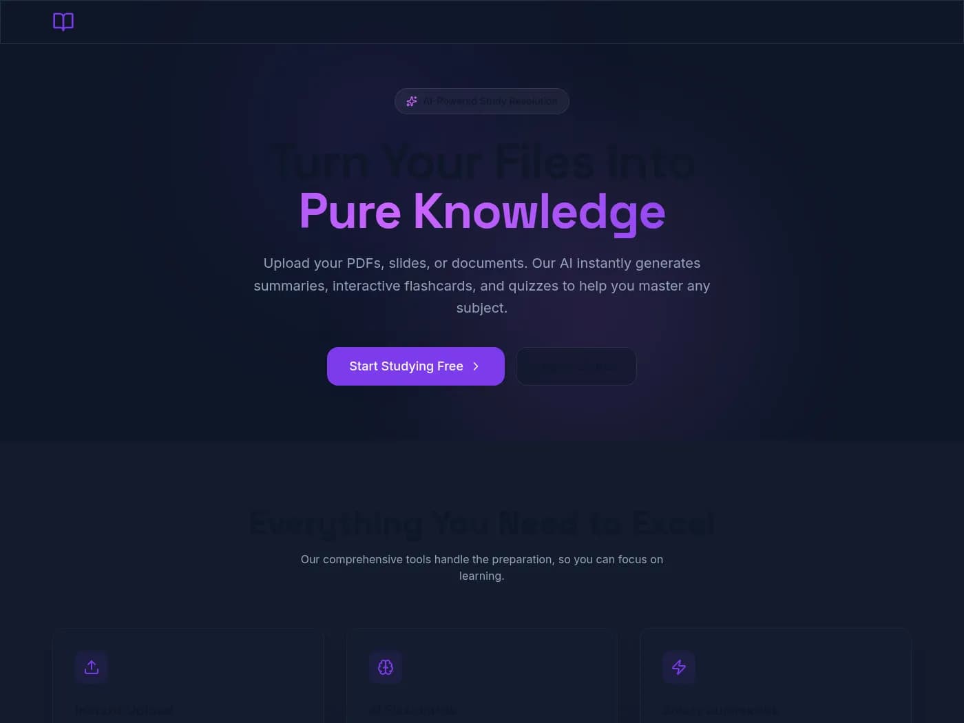 AI Study Dashboard