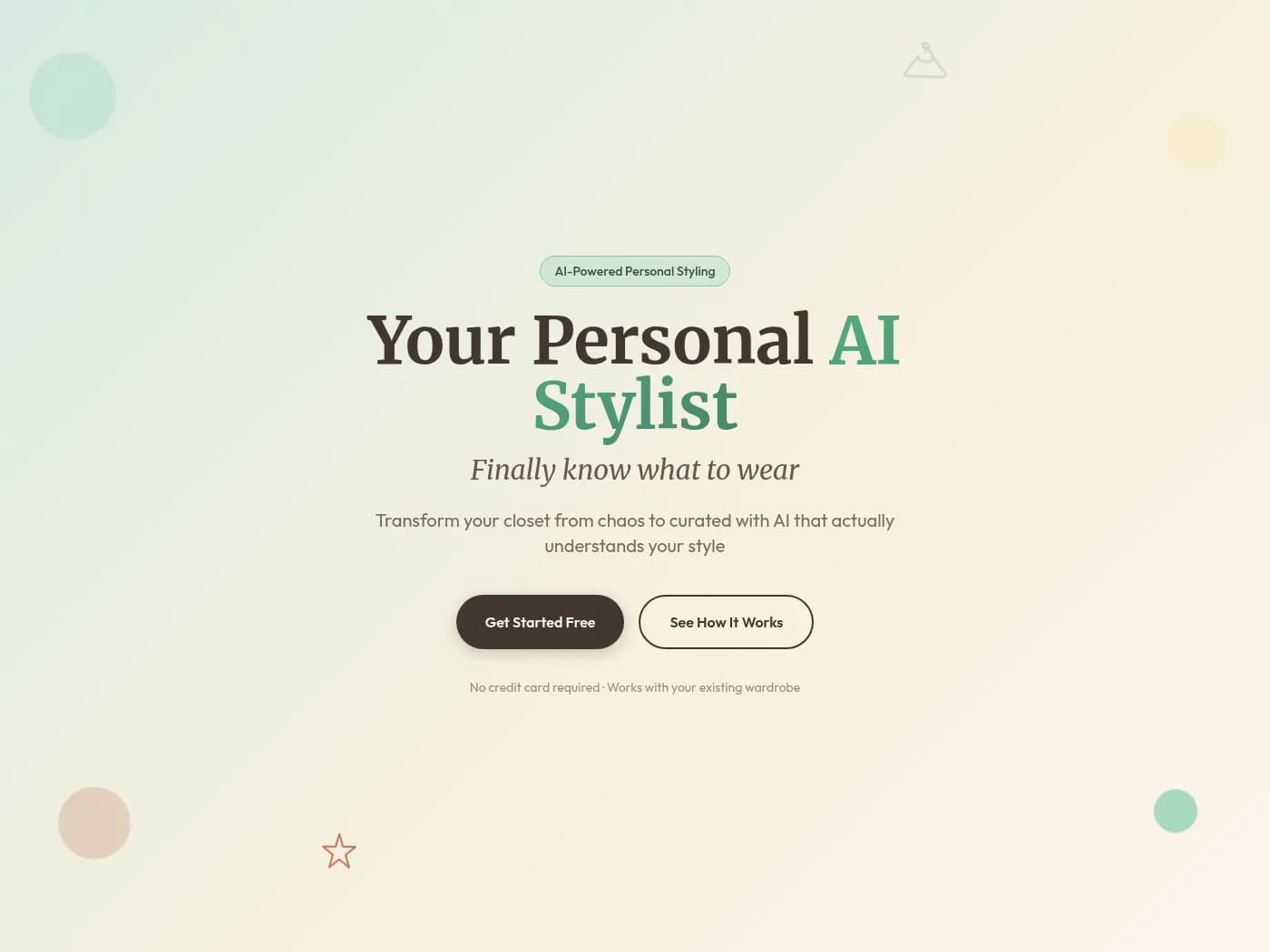 Cozy Stylist Landing