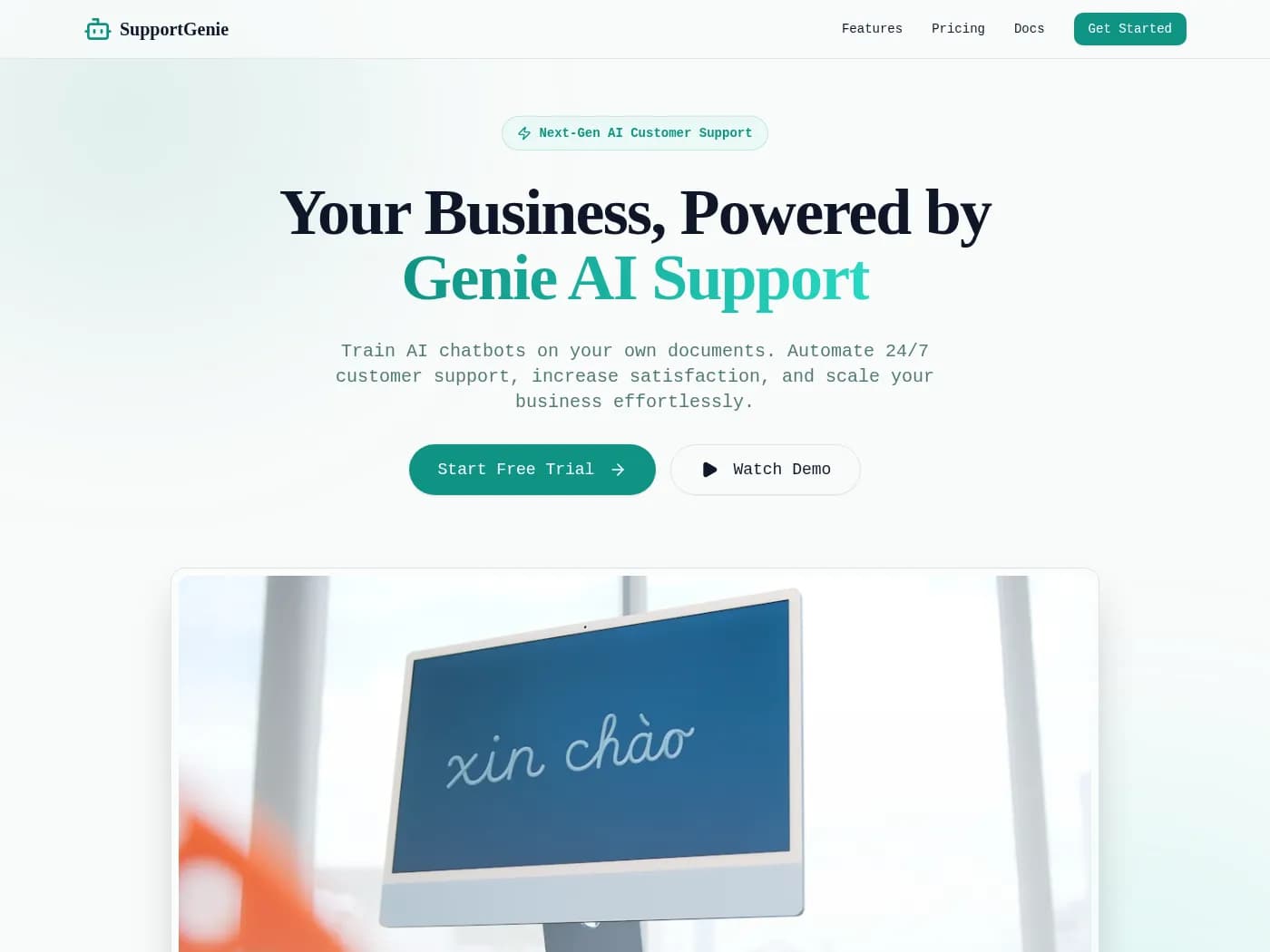 SupportGenie Platform