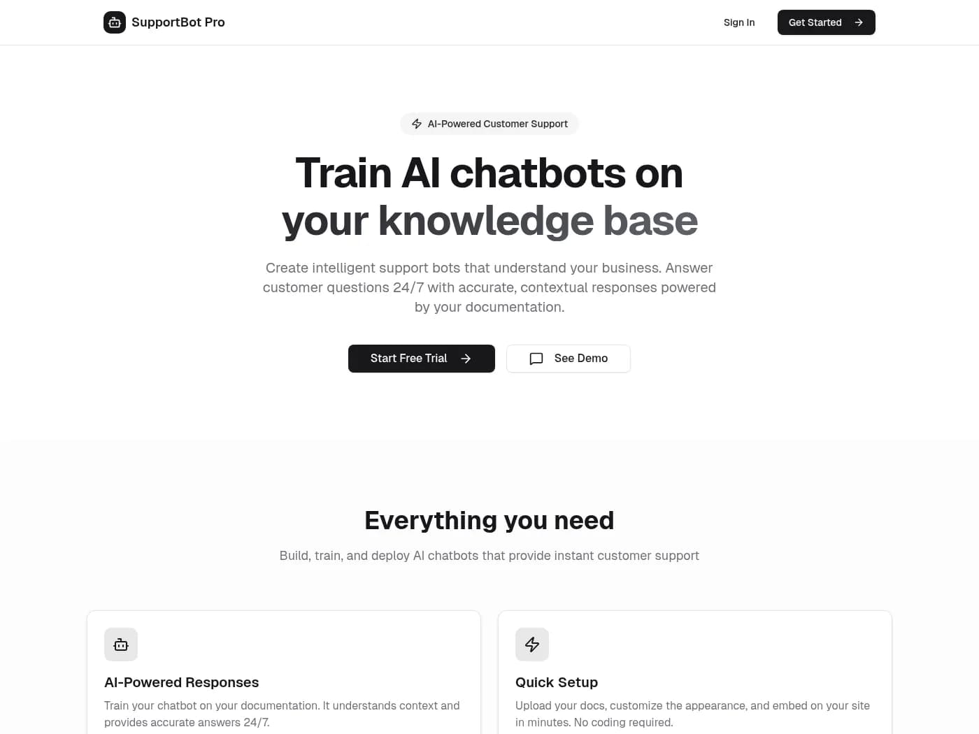 SupportBot Pro