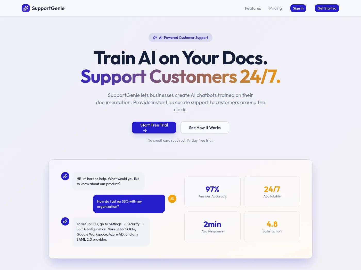 SupportGenie Platform