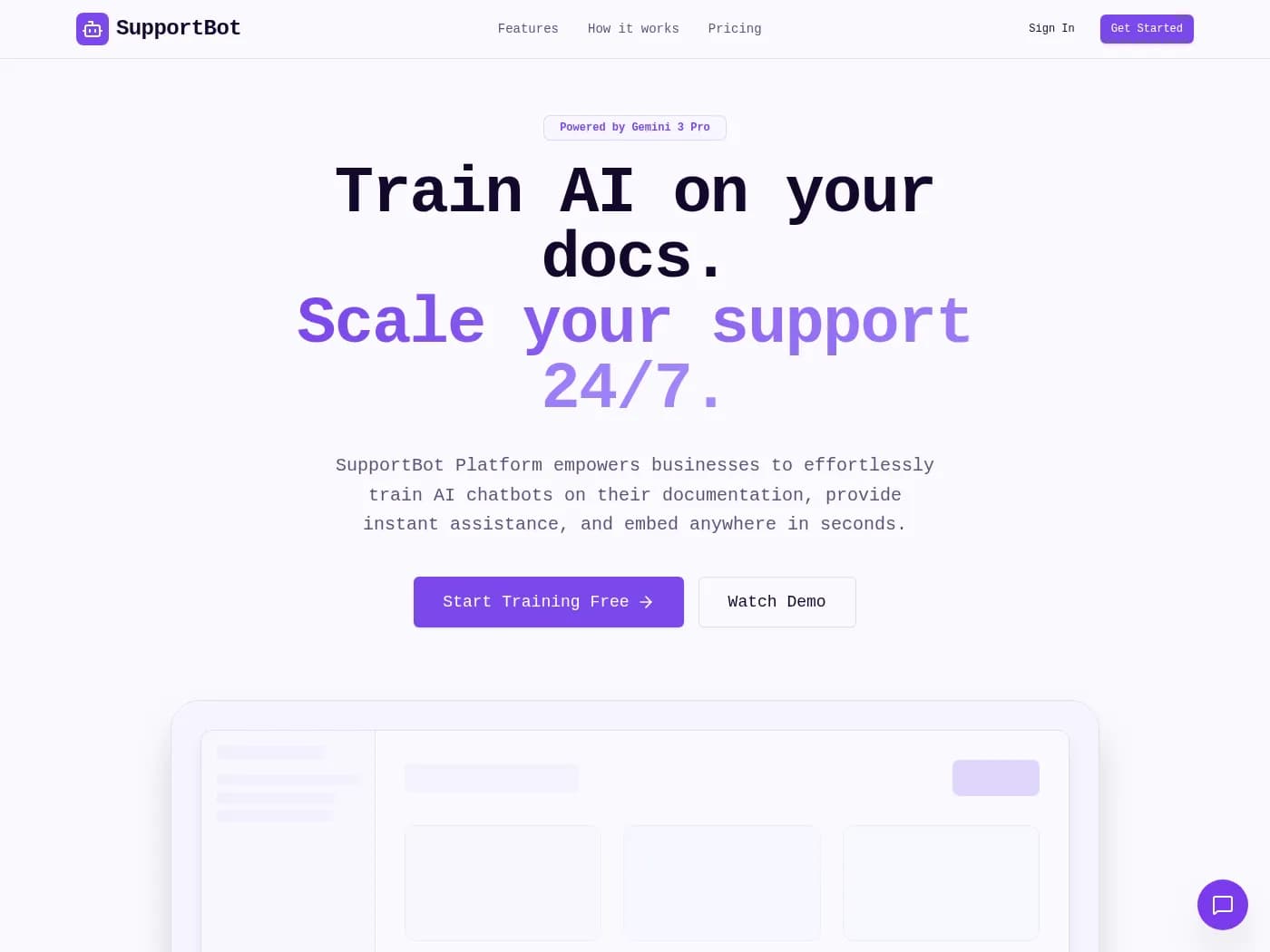 SupportBot Platform