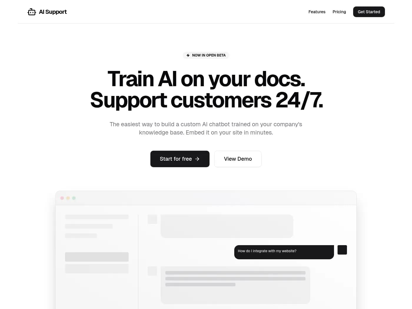 AI Support Chatbots