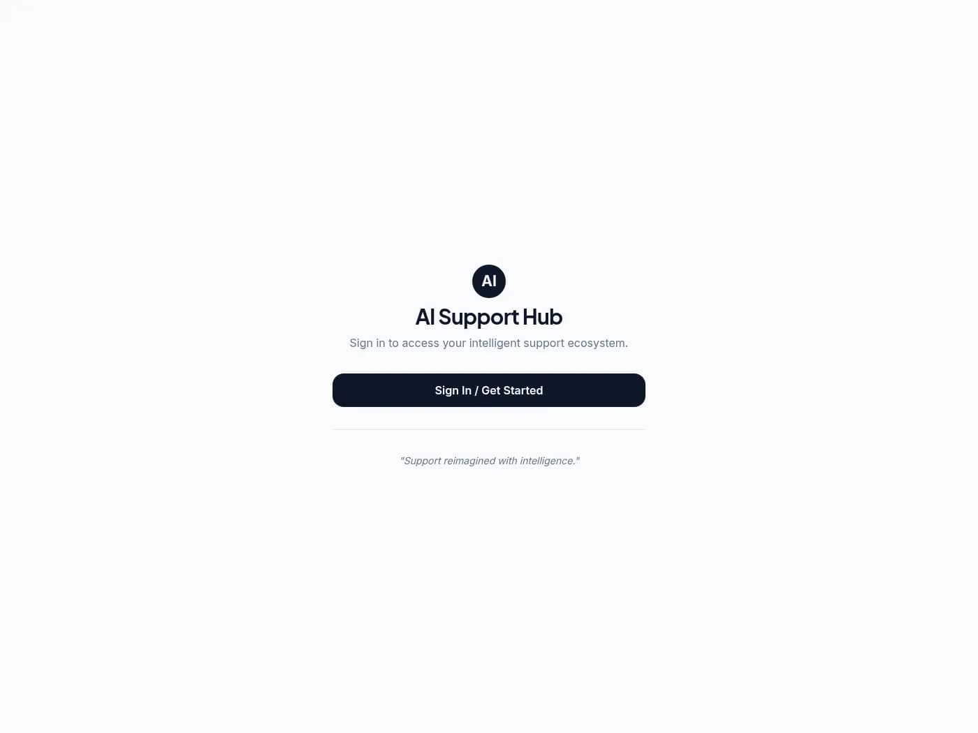 AI Support Hub