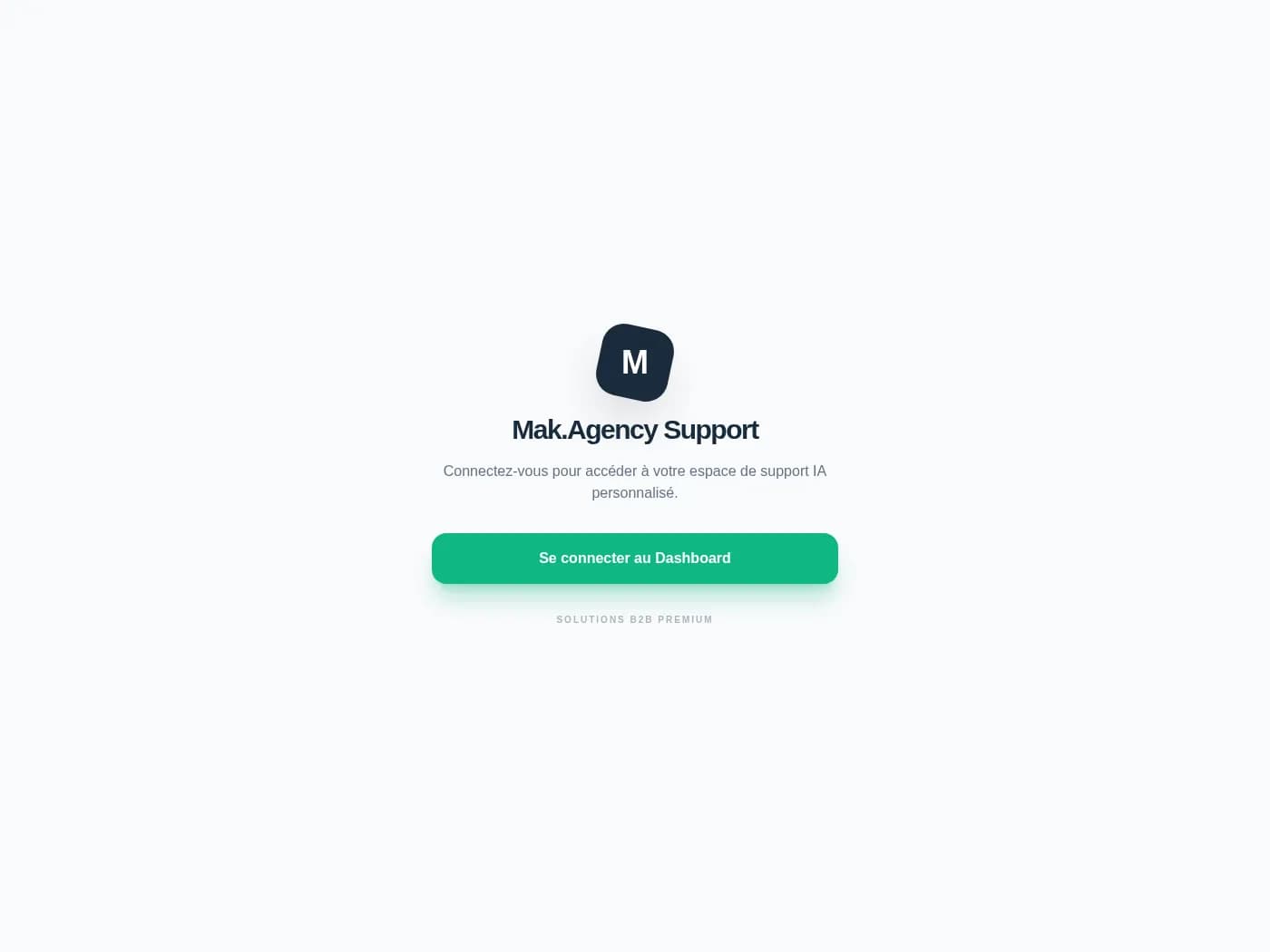 Mak.Agency AI Support Desk