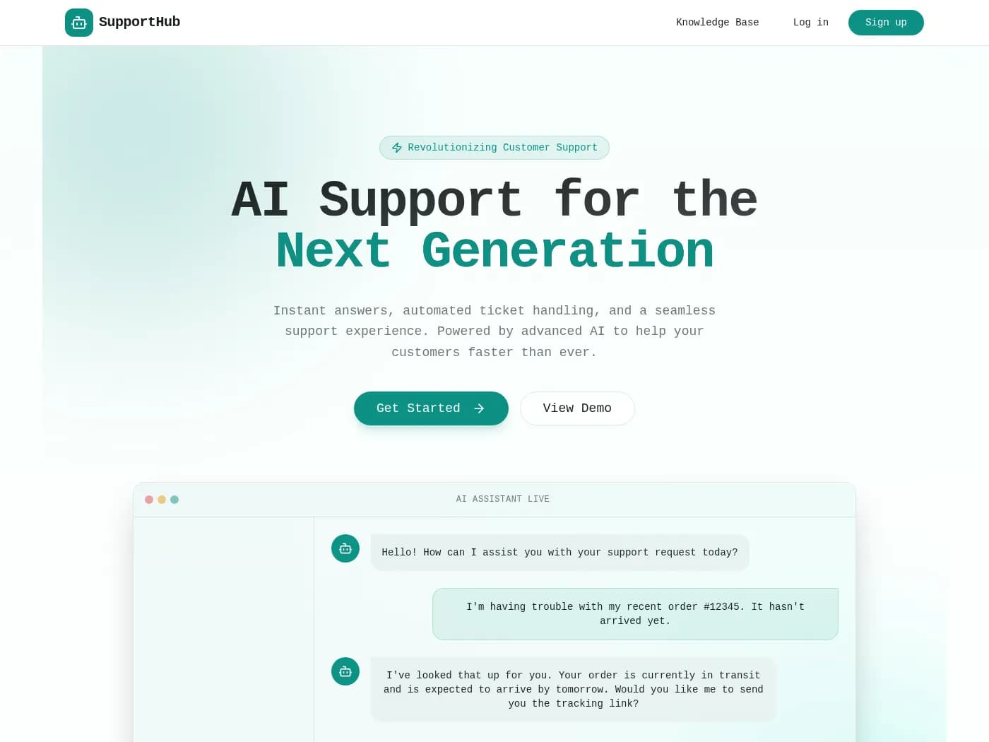 AI Support Portal