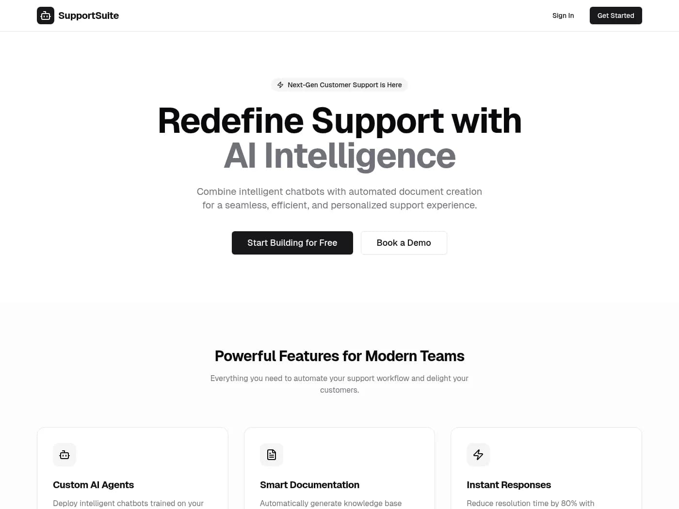 AI Support Suite
