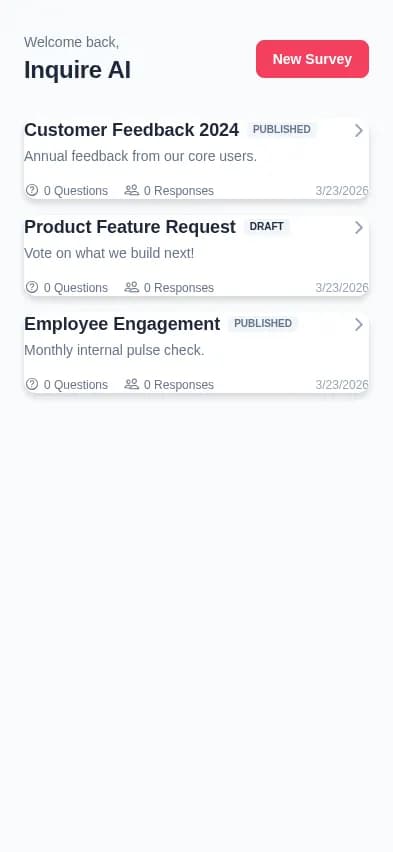 AI Survey Builder