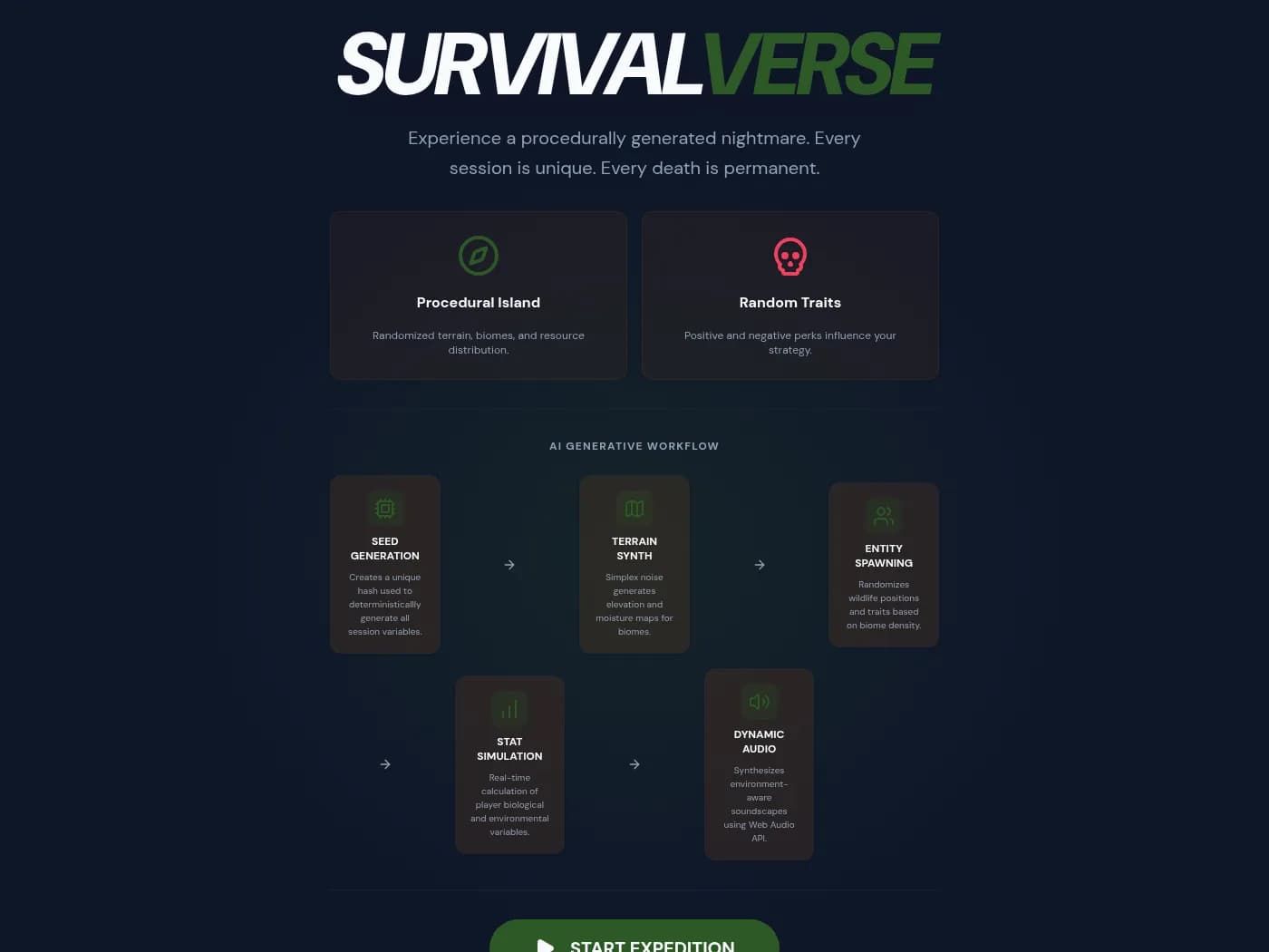 SurvivalVerse AI Designer