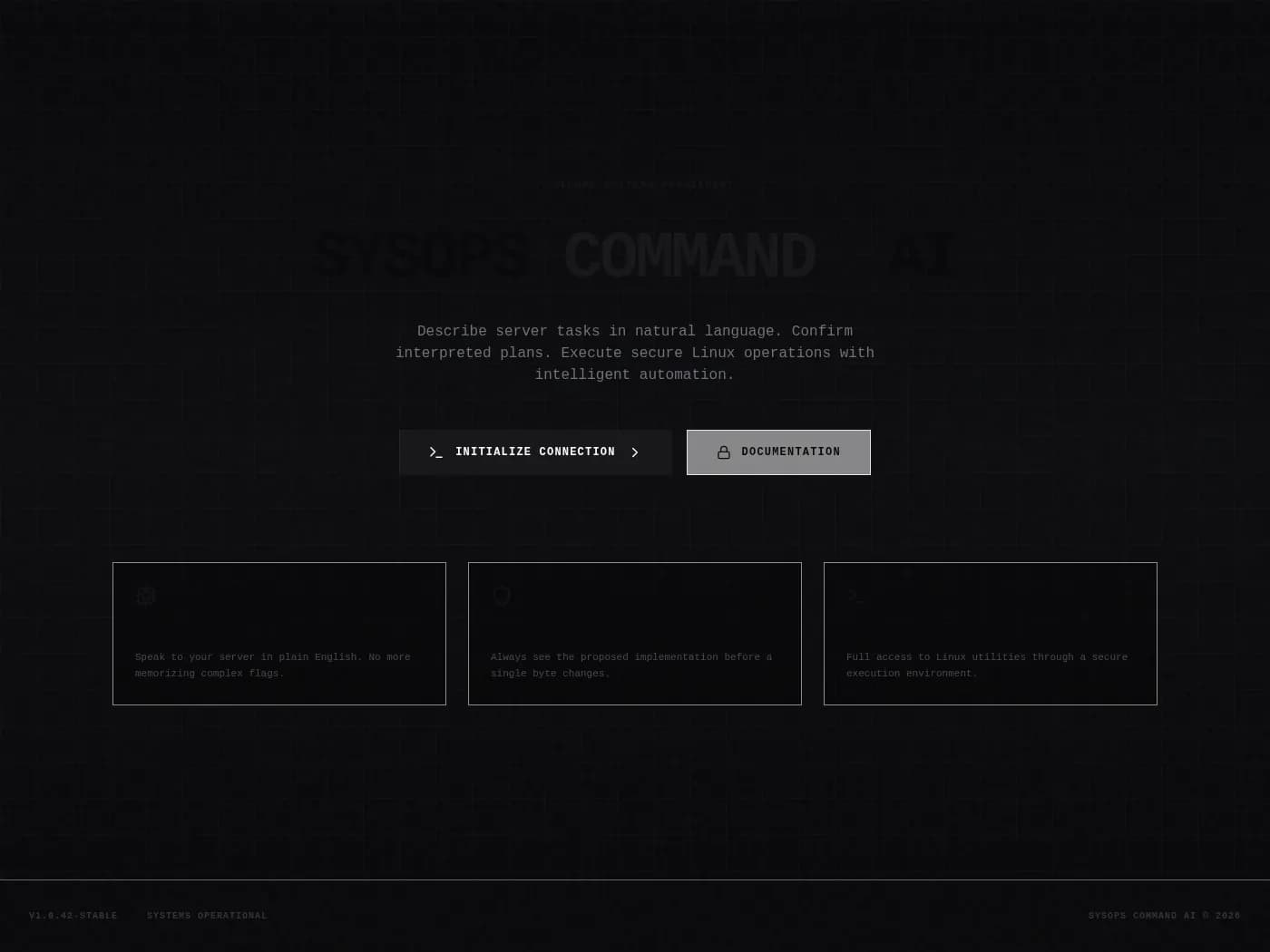 SysOps Command AI