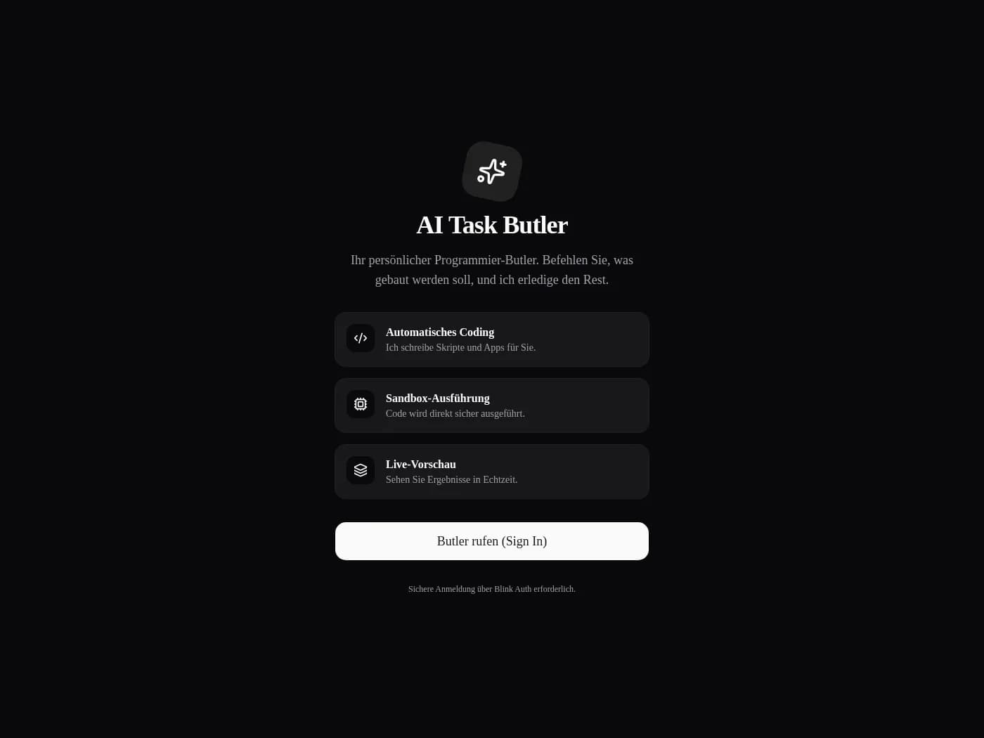 My AI Butler