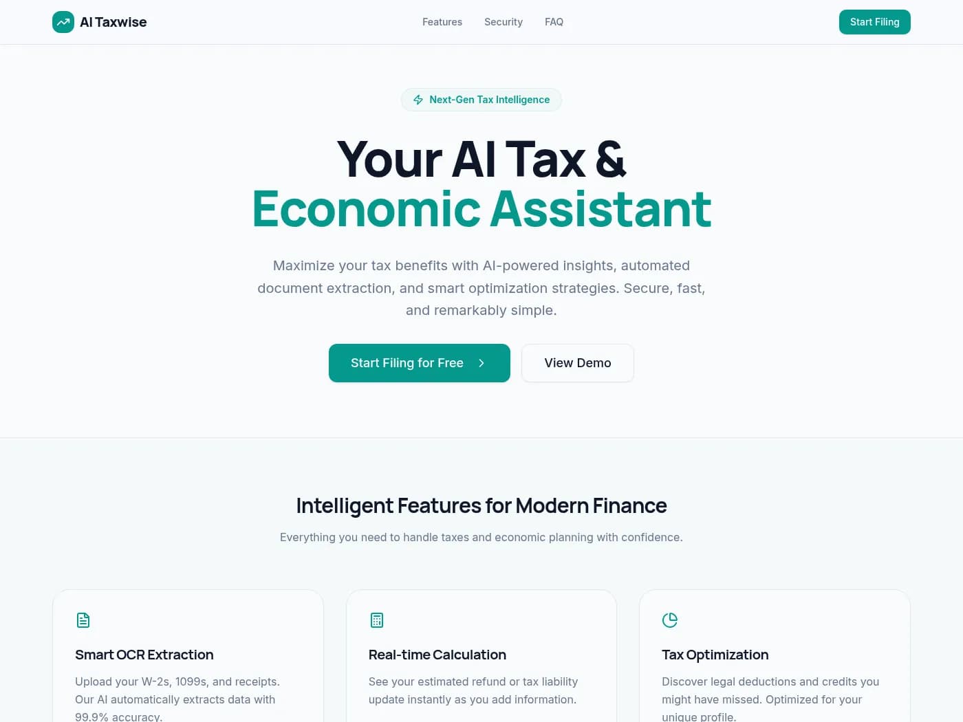 AI Taxwise Assistant