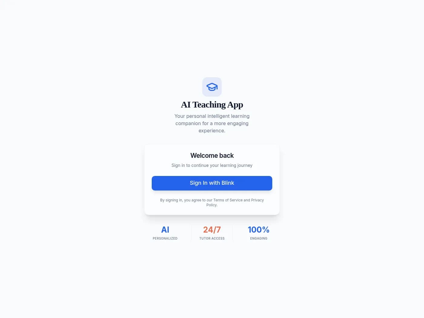 AI Teaching App