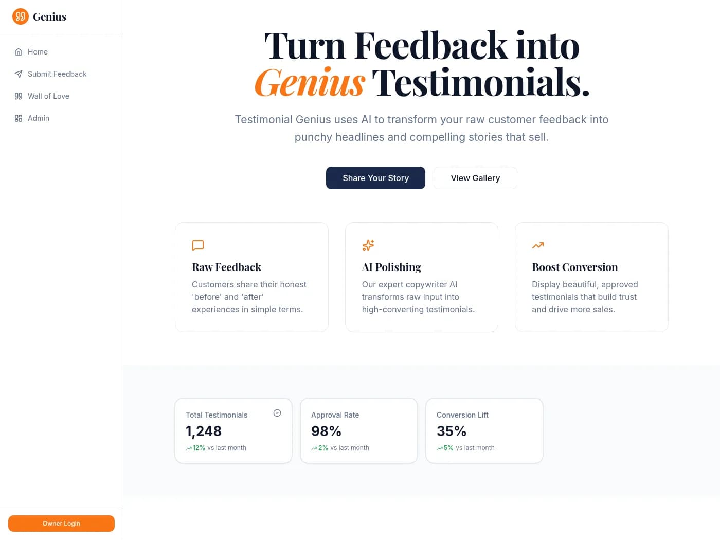 Testimonial Genius