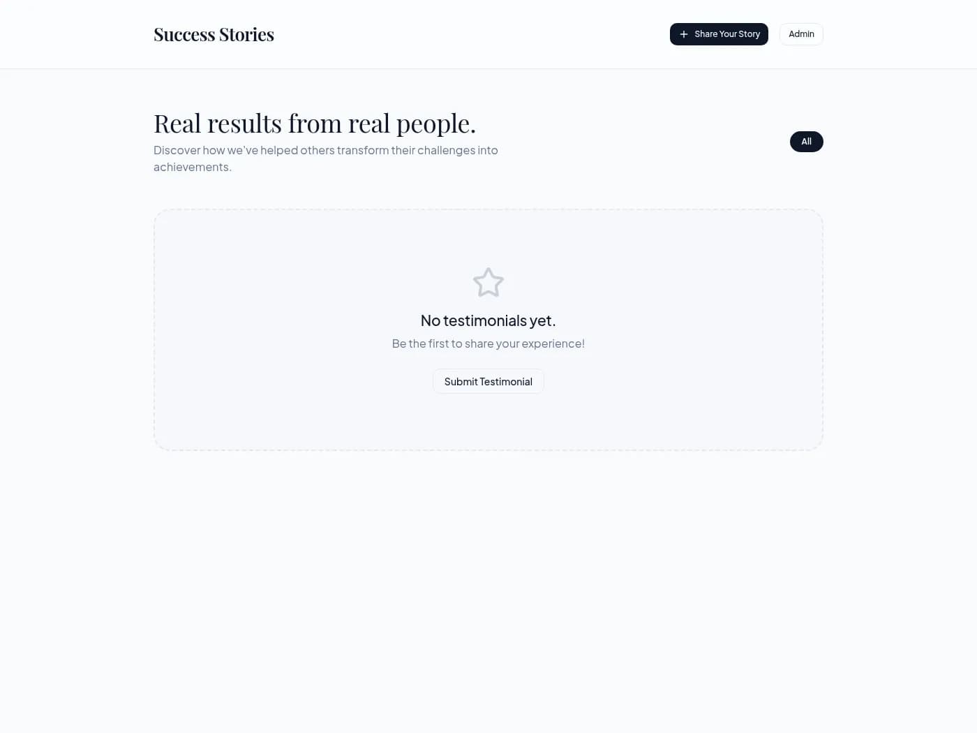 Testimonial AI Wall