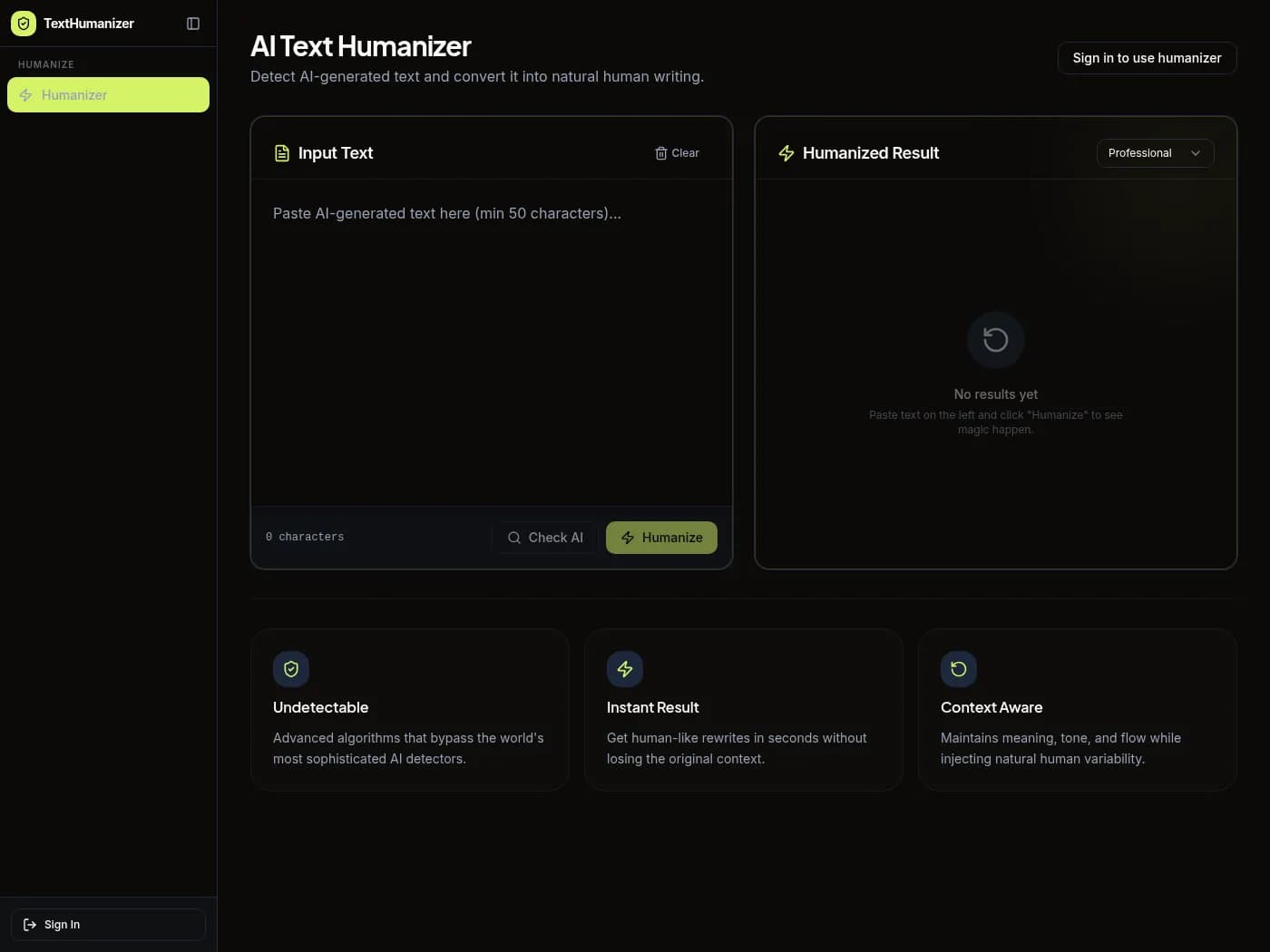 AI Text Humanizer