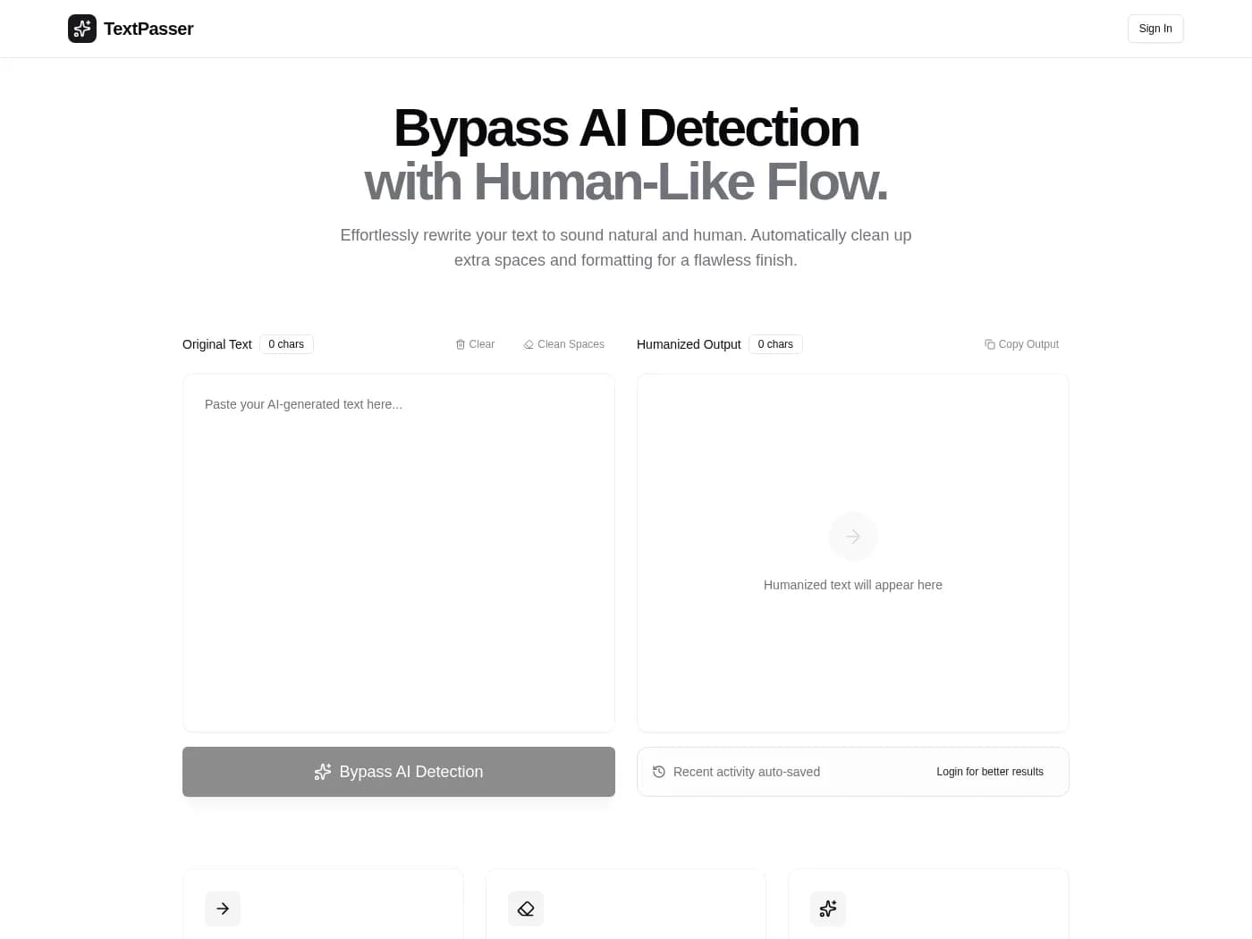 AI Text Passer