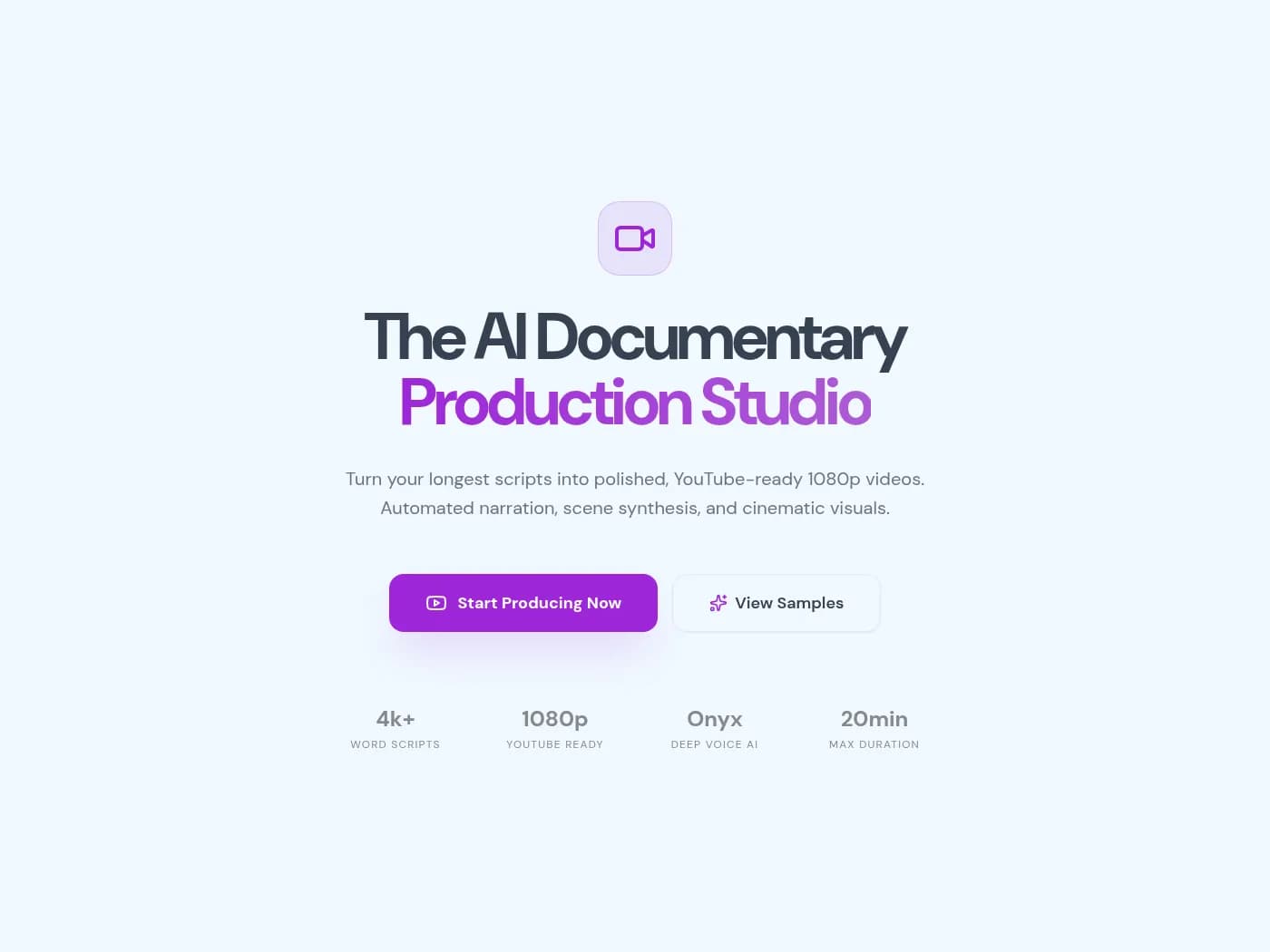 Script2YouTube AI Generator