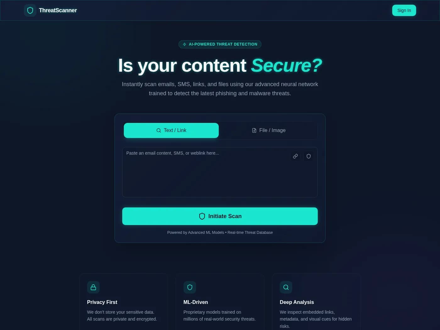 AI Threat Scanner