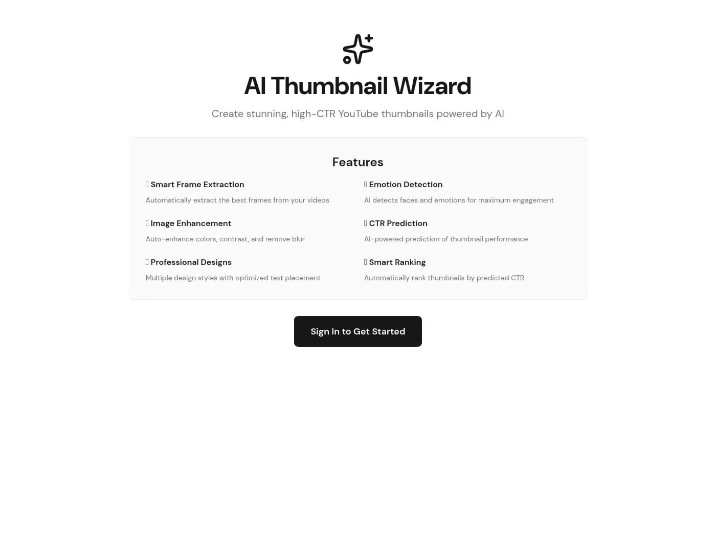AI Thumbnail Wizard