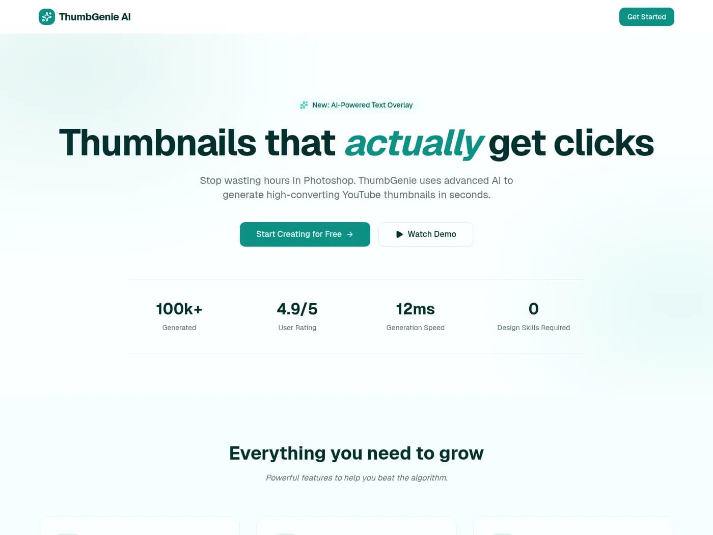 ThumbGenie AI