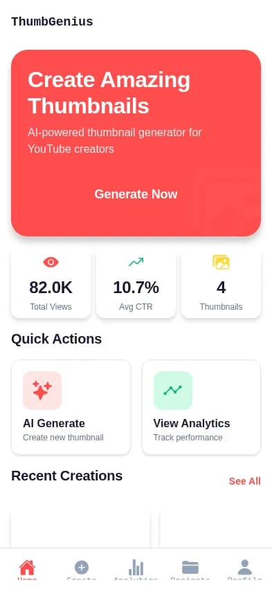 ThumbGenius AI Creator