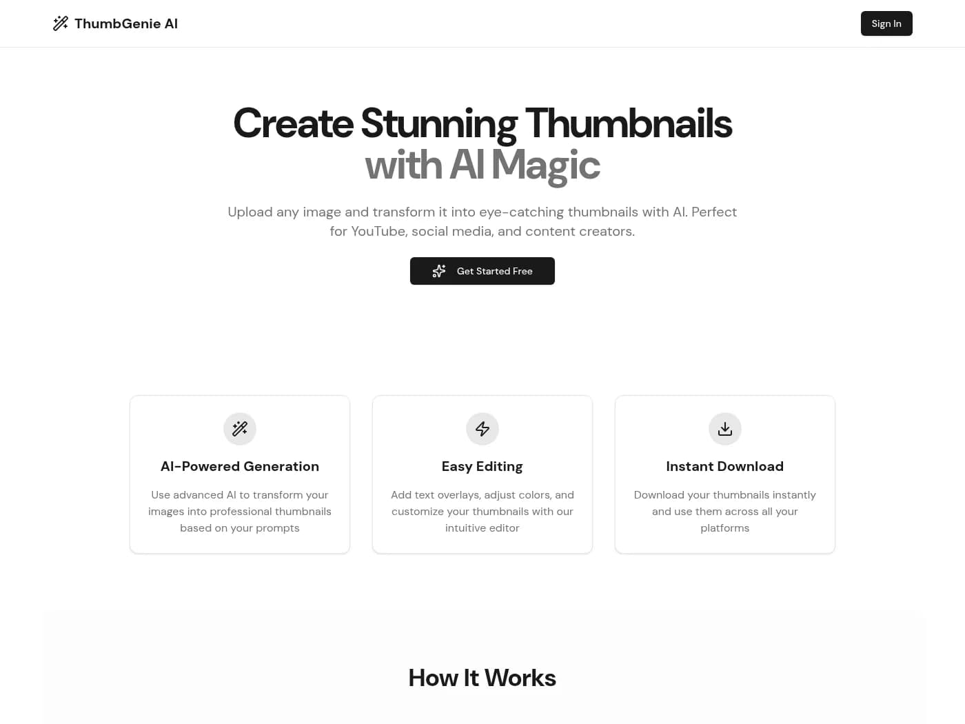 ThumbGenie AI