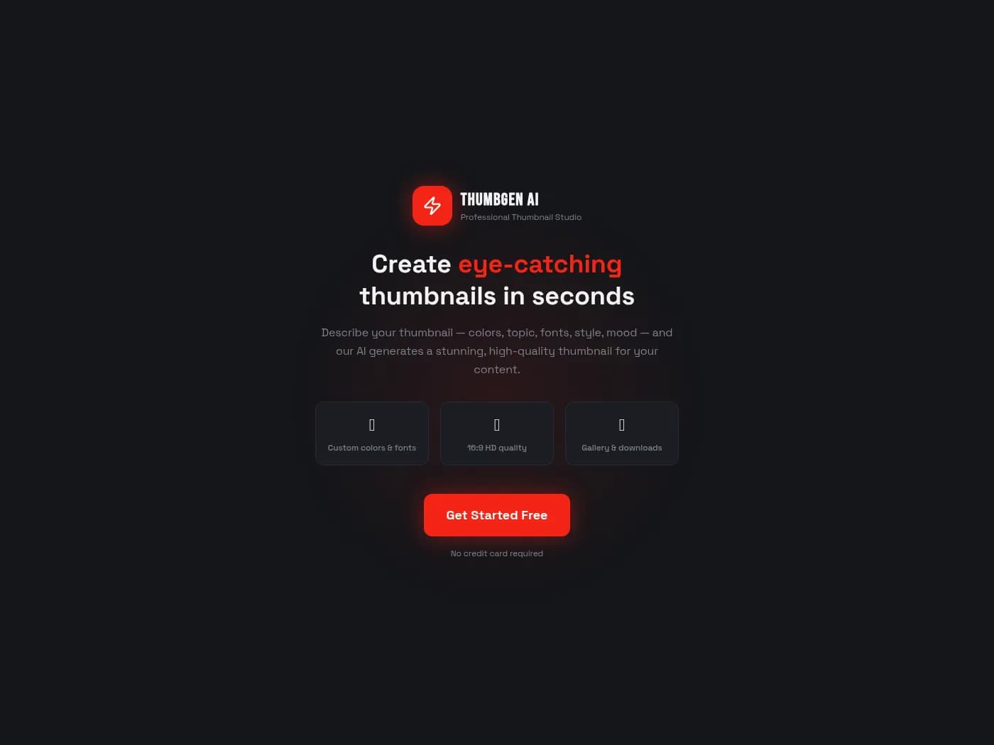 ThumbGen AI Studio