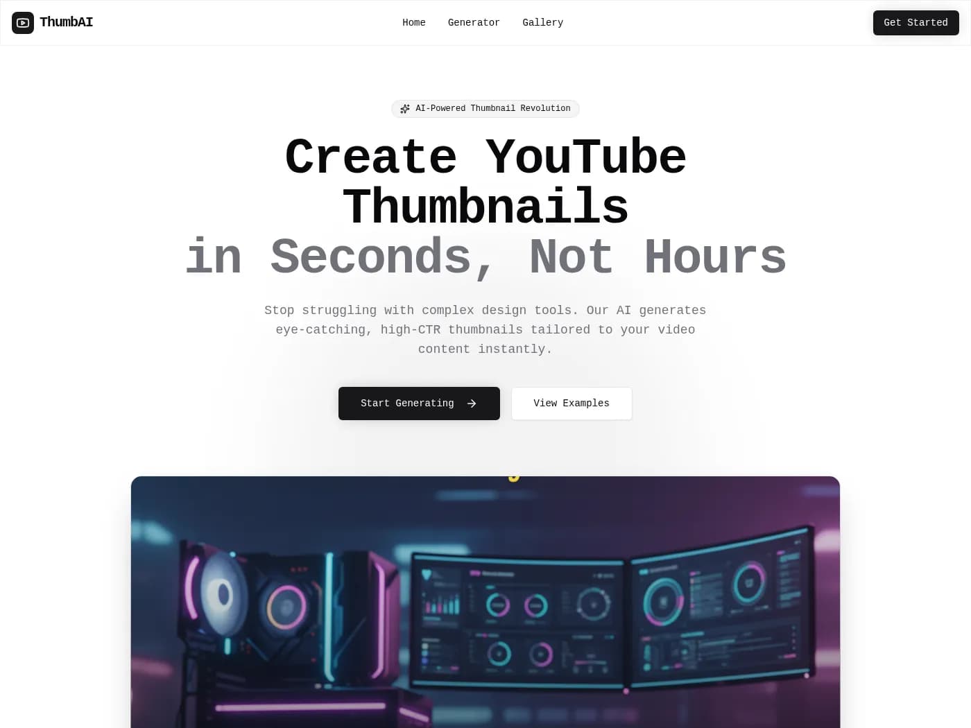 AI YouTube Thumbnail Maker