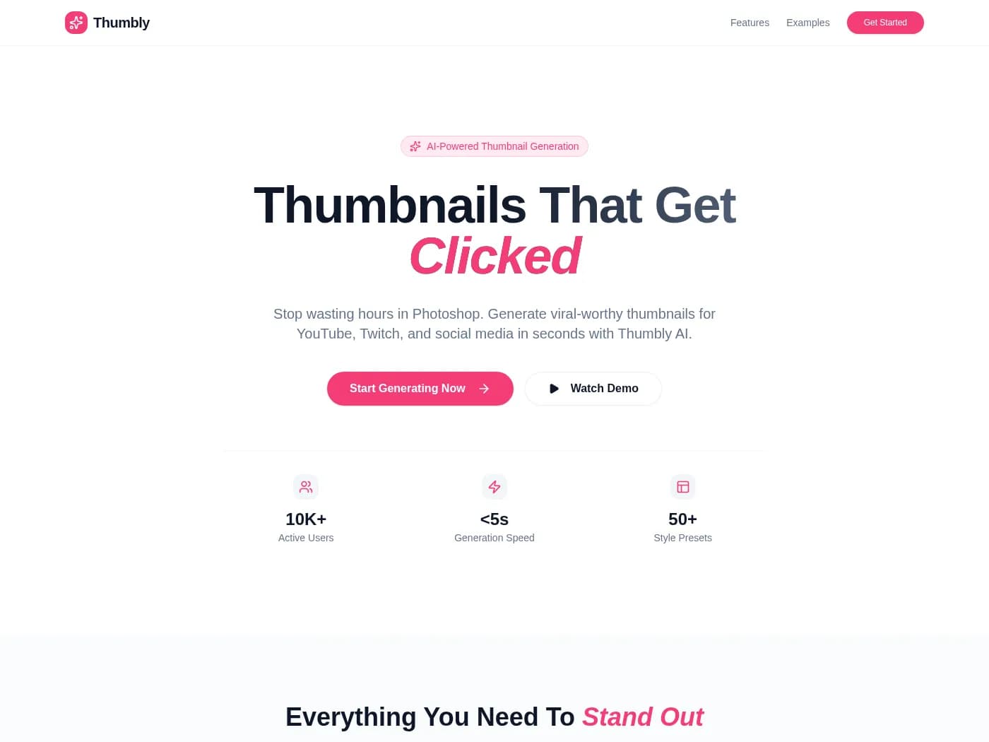 Thumbly AI Generator