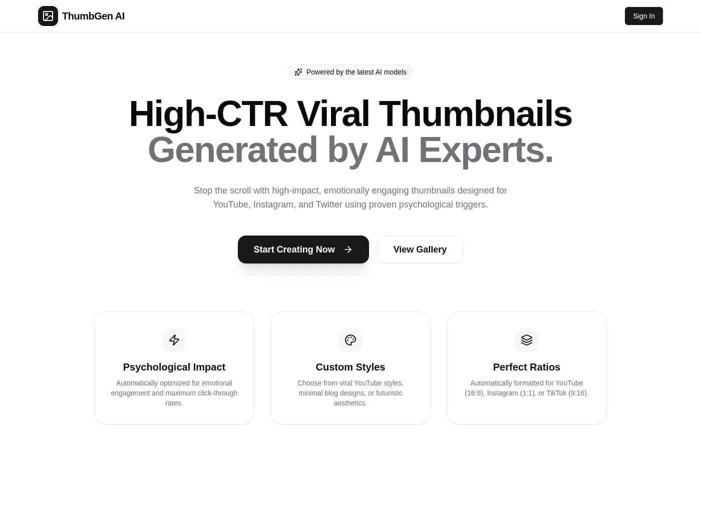 AI Thumbnail Maker
