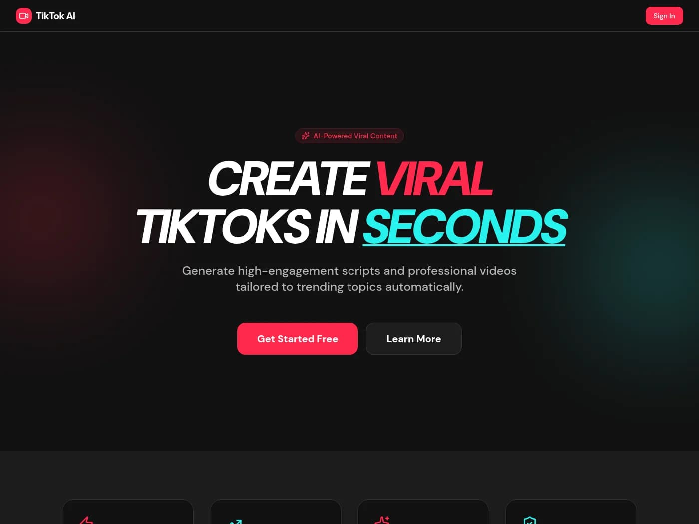 TikTok AI Creator